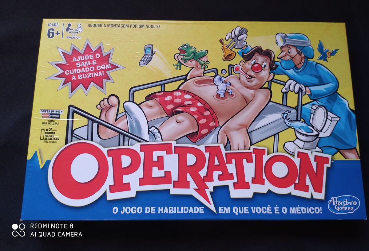 Jogo Operando /operation Original Hasbro +6anos | Brinquedo Hasbro ...
