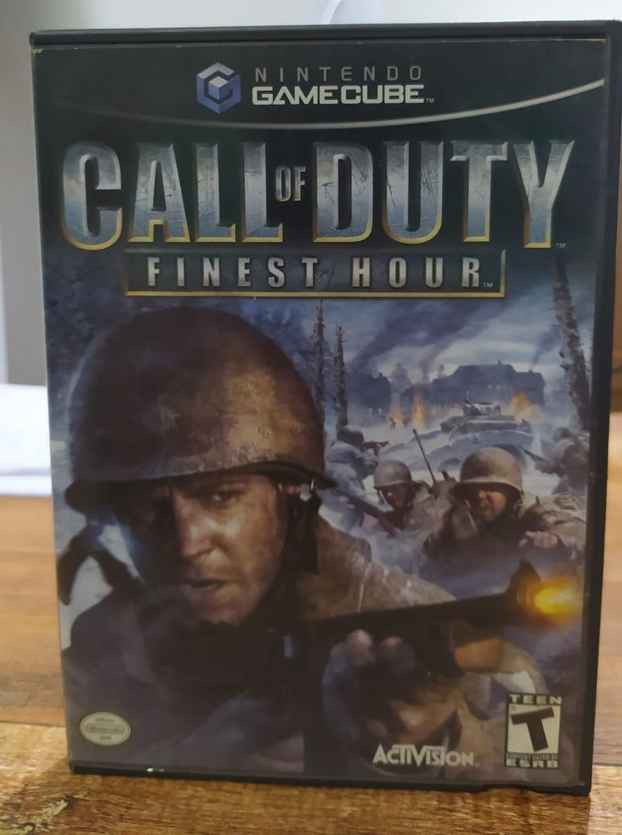 Jogo Original de Nintendo Gamecube Call Of Duty Finest Hour Activision ...