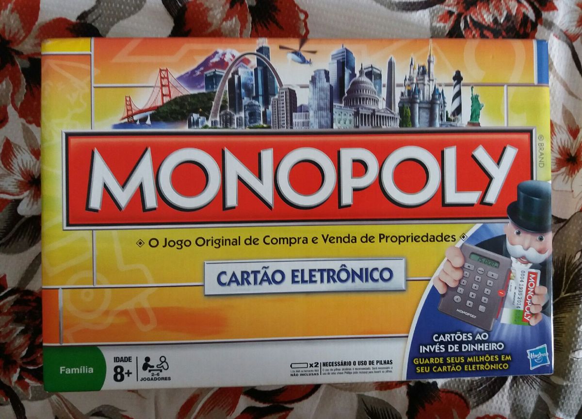 Jogo Original Monopólio Monopoly Nova Versão | Jogo de Tabuleiro ...