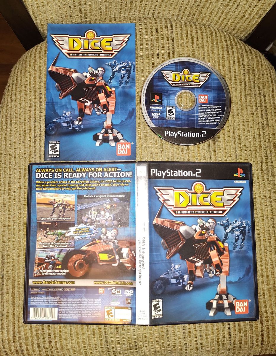 Jogo Original Playstation 2 Dice Dna Integrated Cybernetic Interprises ...