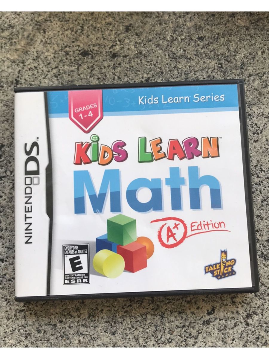 Jogo para Nintendo Ds Kids Learn Math Aprendendo Matemática | Brinquedo ...