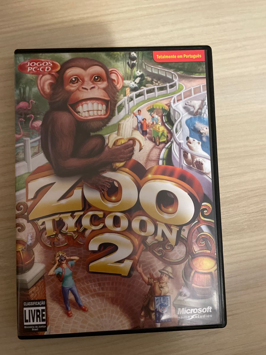 Jogo para Pc (cd) Zoo Tycoon 2 | Jogo de Videogame Microsoft Usado ...