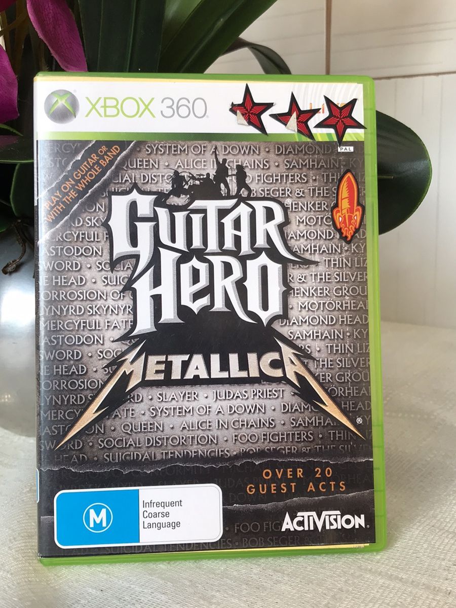 Jogo para Xbox 360 Original,guitar Hero Metálica | Jogo de Videogame Xbox 360 Usado 53719806 ...