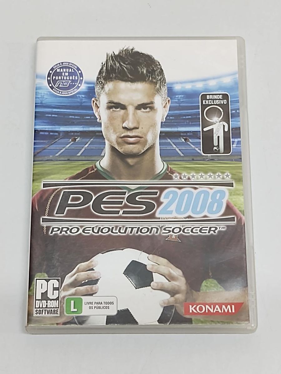 Jogo Pc Cd Rum Pes 2008 Pro Evolution Soccer | Jogo de Videogame Jogo ...
