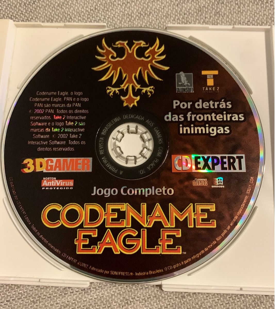 Jogo Pc Codename Eagle por Detrás Das Fronteiras Inimigas: Jogo Completo | Item Info & Eletro Cd ...