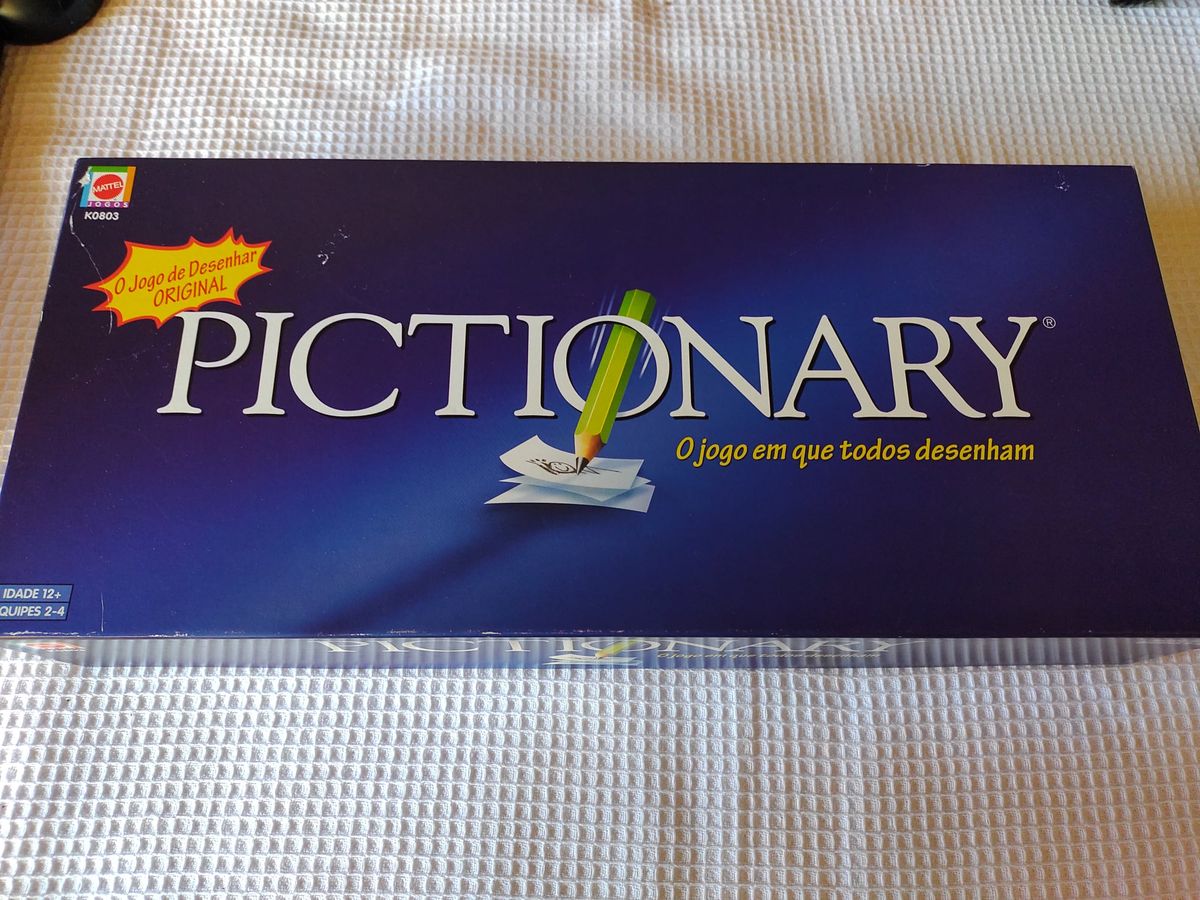 Jogo Pictionary da Mattel - Jogo de Desenhar Completo | Jogo de ...