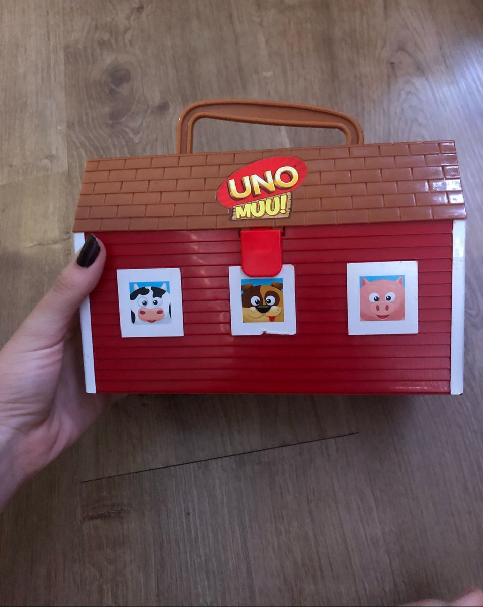 Jogo Pré-escolar Uno Muu-mattel | Brinquedo Mattel Nunca Usado 55286989 ...