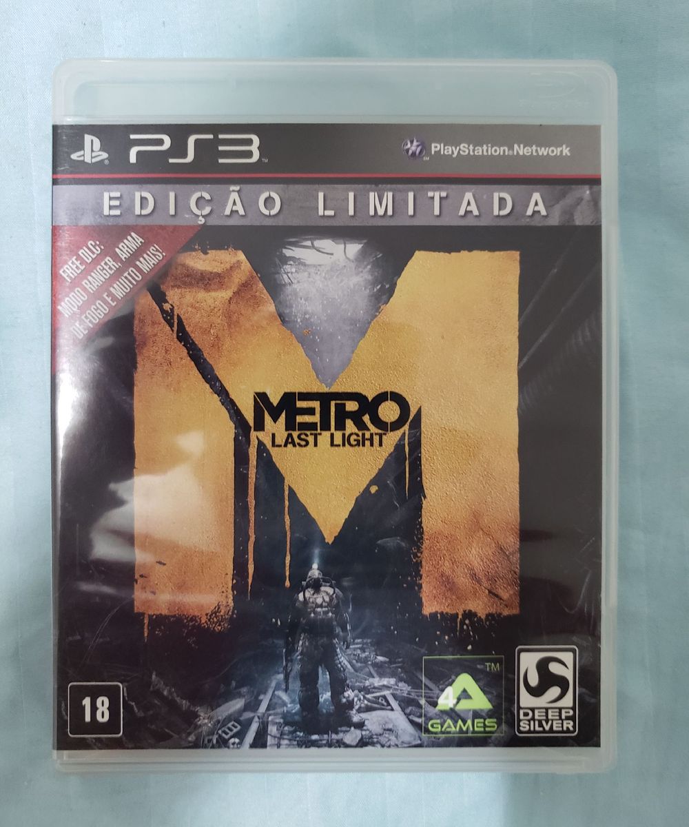 Jogo Ps3 Metro Last Nigth Edição Limitada | Jogo de Videogame Jogo Ps3 ...