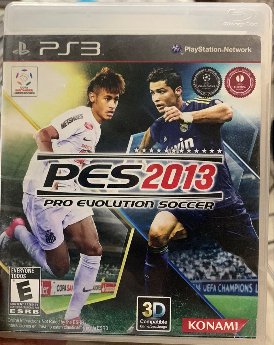 Jogo Ps3 Pes 2013 Pro Evolution Soccer Mídia Física | Jogo de Videogame ...