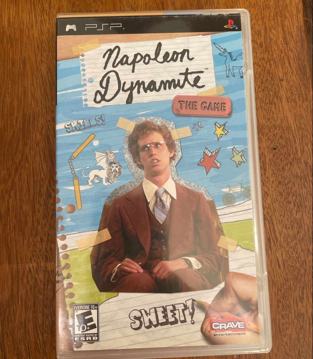 Jogo Psp Napoleon Dynamite | Jogo de Videogame Psp Usado 83735446 | enjoei