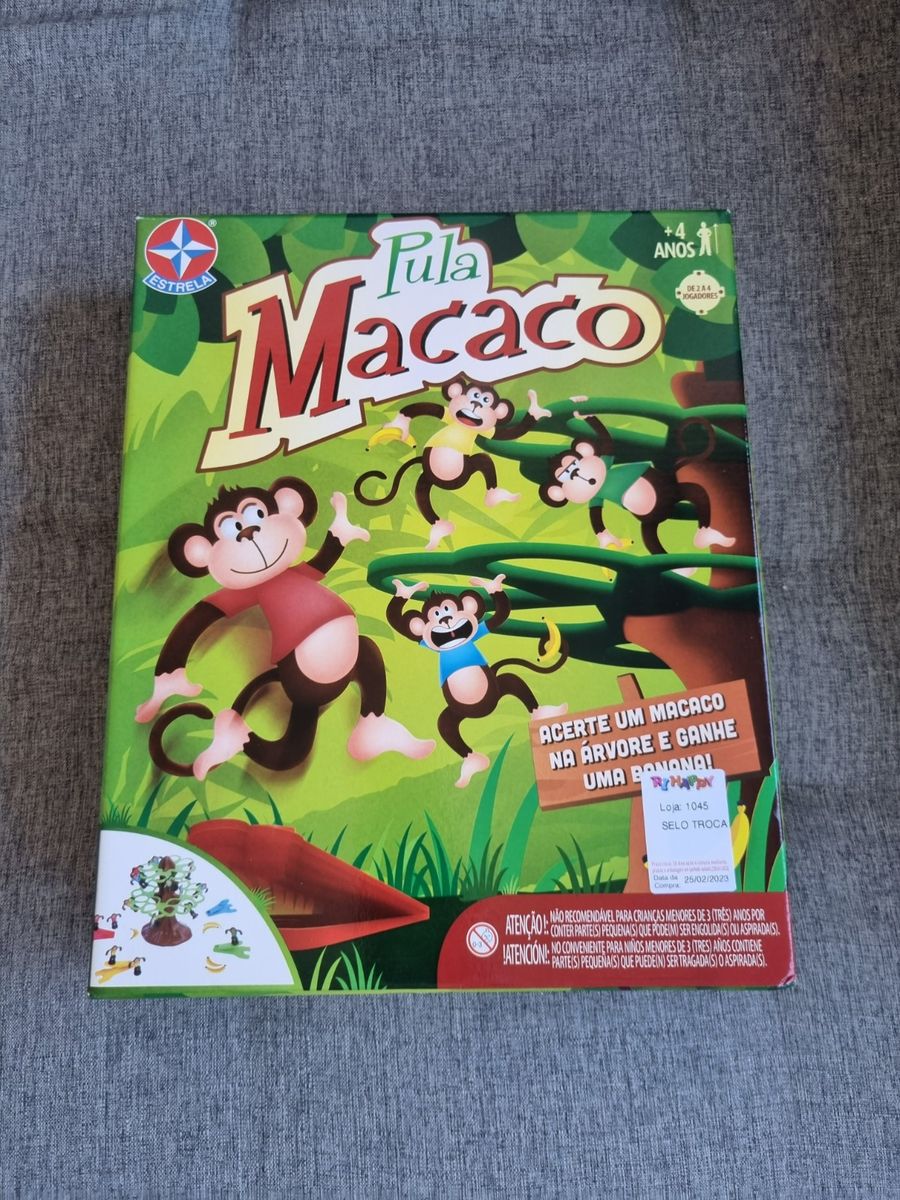 Jogo Pula Macaco Estrela Novo | Brinquedo Estrela Nunca Usado 86771296 ...