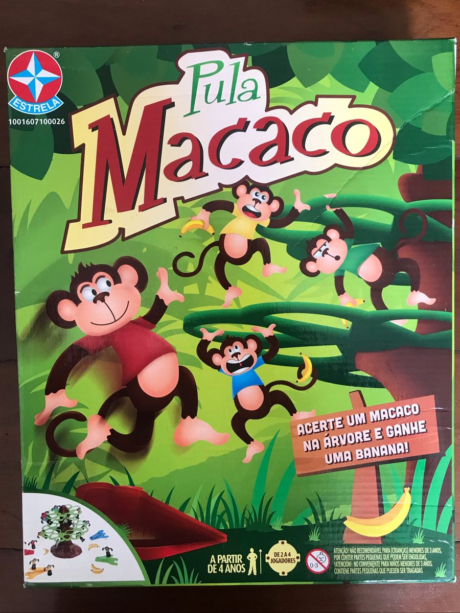 Jogo Pula Macaco | Jogo de Tabuleiro Estrela Usado 33711255 | enjoei