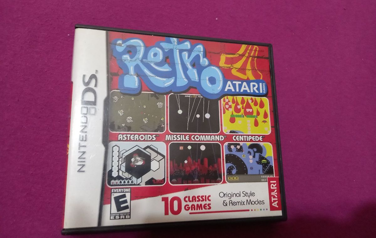 Jogo Retro Atari Ds Original | Jogo de Computador Nintendo Usado ...