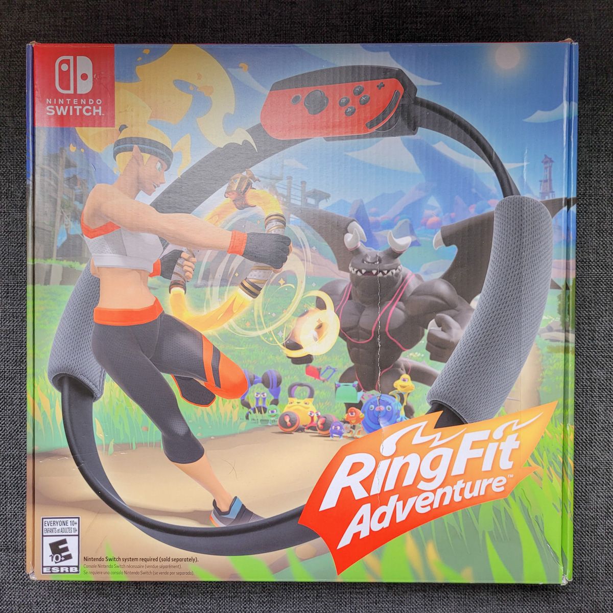 Jogo Ring Fit Adventures - Nintendo Switch Físico | Jogo de Videogame ...