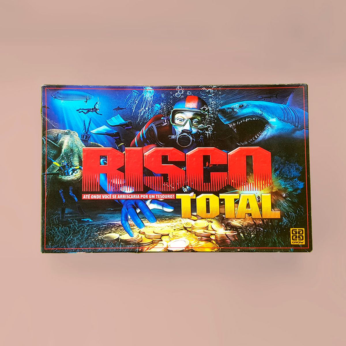 Jogo Risco Total | Jogo de Tabuleiro Grow Usado 84346770 | enjoei
