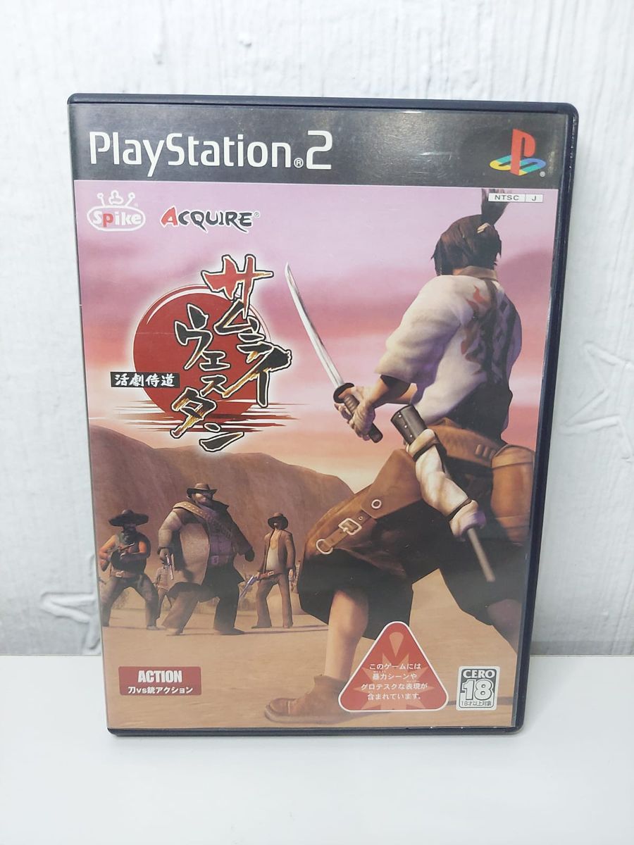 Jogo Samurai Western Original Japonês Playstation 2 Mídia Física Prata ...