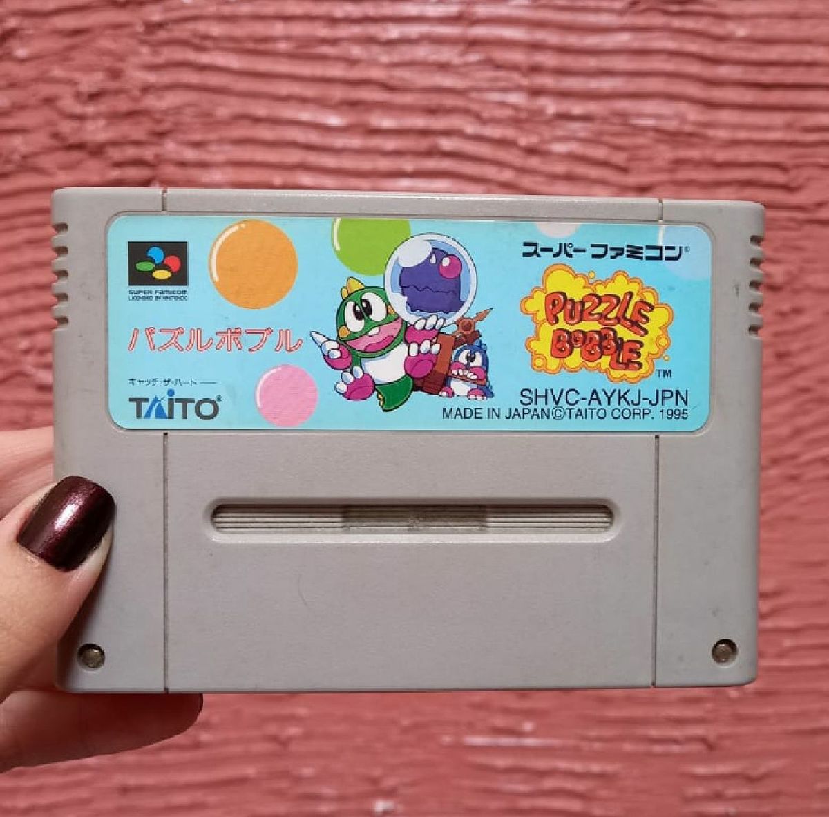 Jogo Snes Puzzle Bubble Original | Jogo de Videogame Nintendo Usado ...
