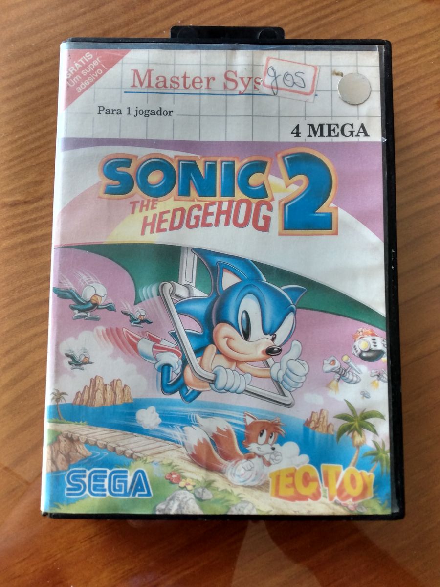 Jogo Sonic 2 Master System | Jogo de Videogame Sega Usado 42286884 | enjoei