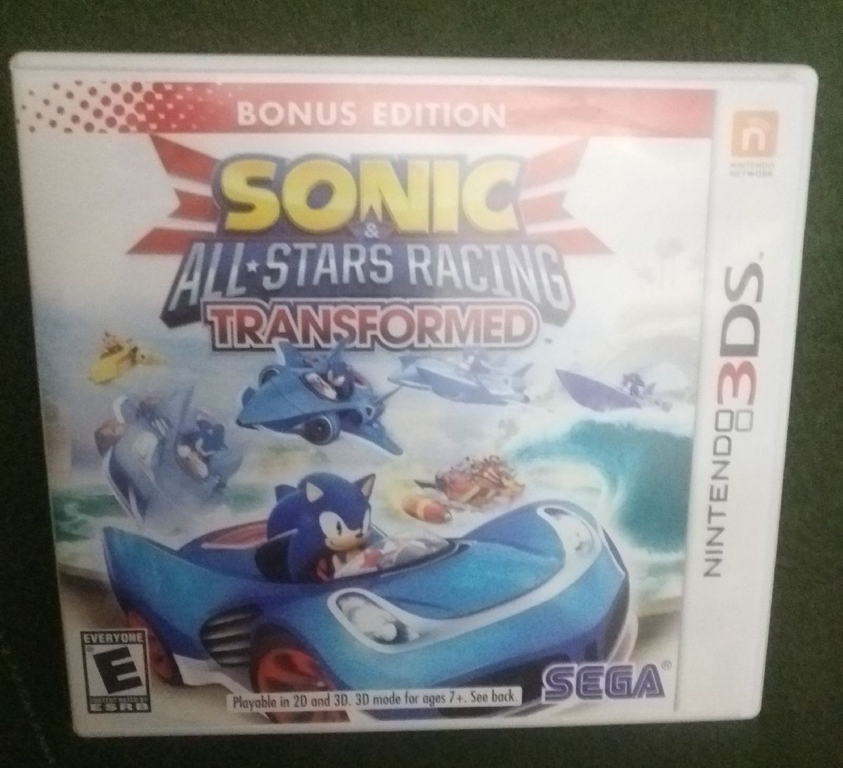 Jogo Sonic All Star Racing Transformed para Nintendo 3ds | Jogo de ...
