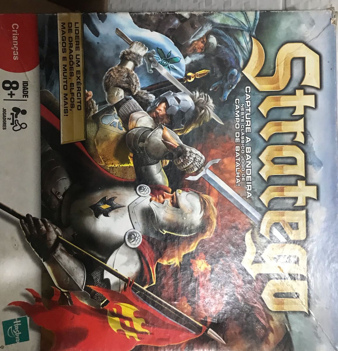 Jogo Stratego Hasbro Lacrado Campo de Batalha Qq Site 269 | Brinquedo ...