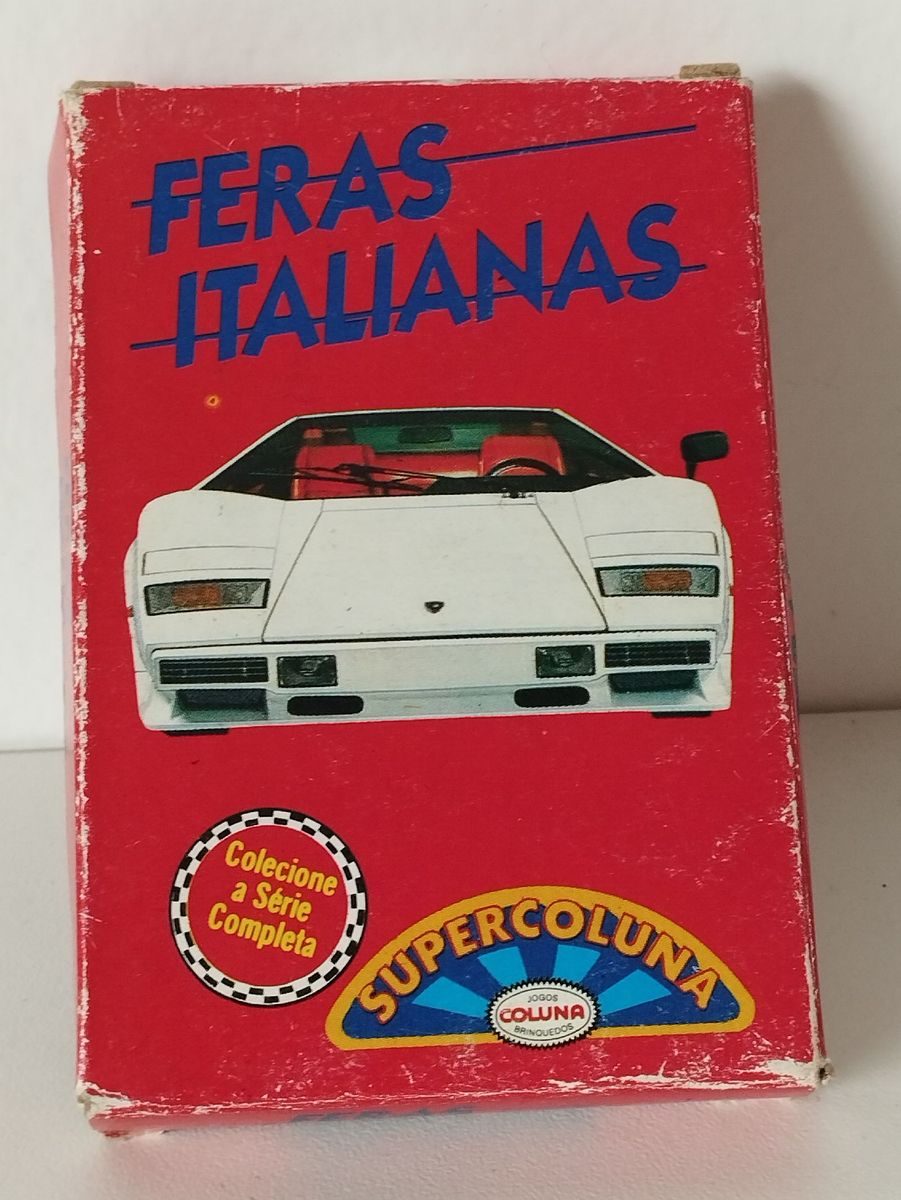 Jogo Super Coluna Completo Raridade Feras Italianas | Jogo de Tabuleiro ...