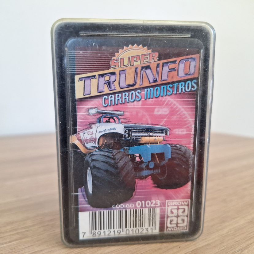 Jogo Super Trunfo Carros Monstros Grow Completo | Jogo de Tabuleiro Super Trunfo Usado 118522542 ...