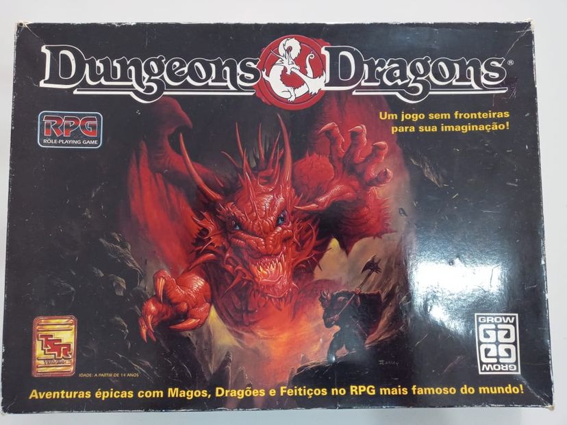 Jogo Tabuleiro Dungeons And Dragons 1991 Grow | Jogo de Tabuleiro Grow ...