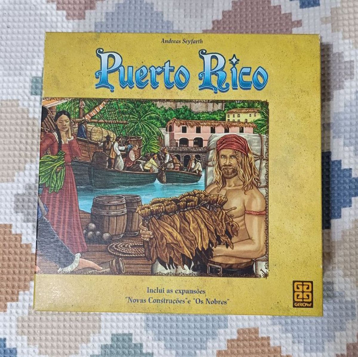 Jogo Tabuleiro Puerto Rico Boardgame | Jogo de Videogame Grow Usado ...