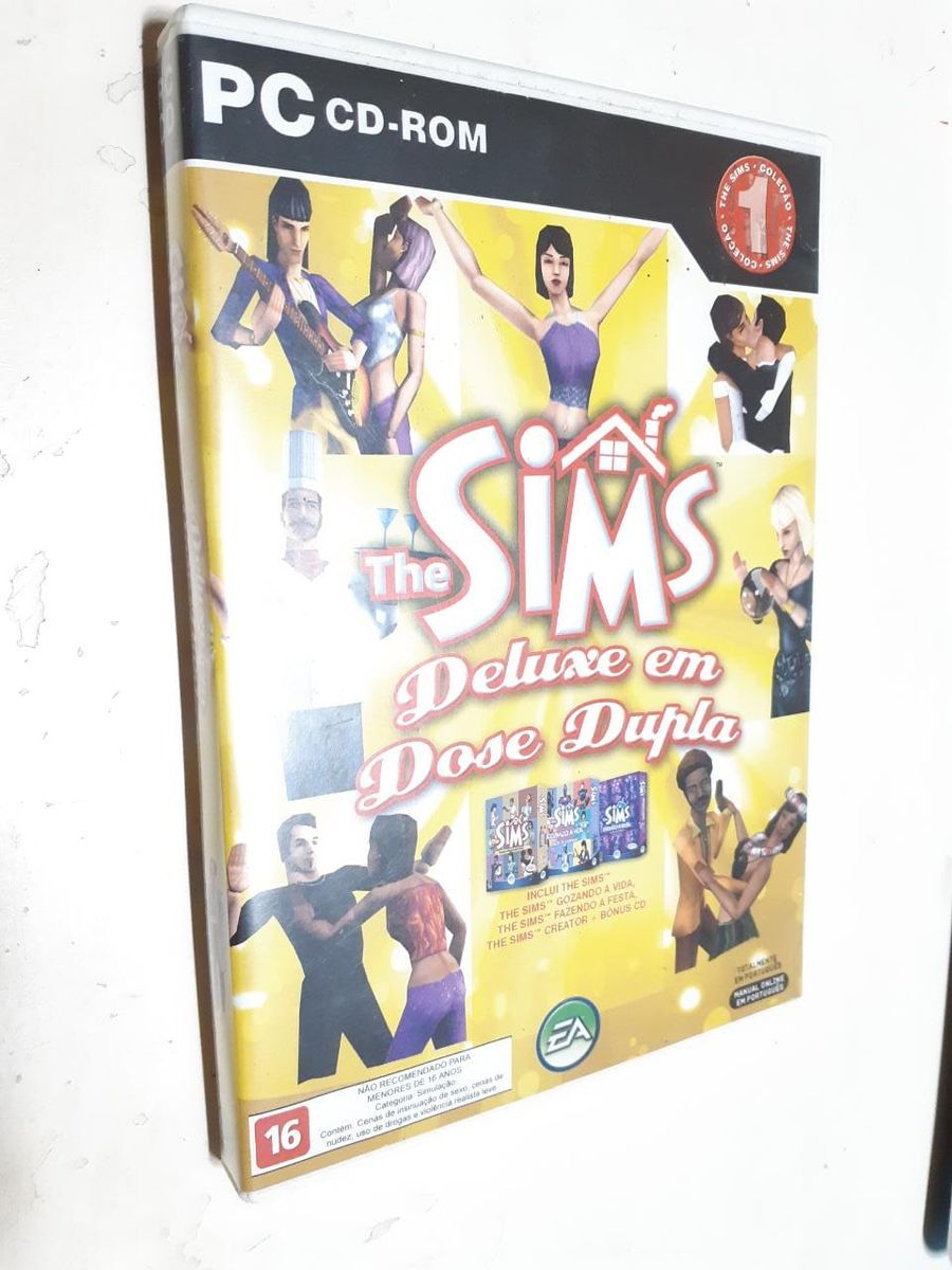 Jogo The Sims 1 Deluxe em Dose Dupla | Jogo de Computador Ea Usado ...