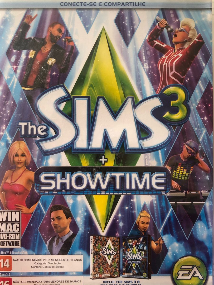 Jogo The Sims 3 Original + Expansão Showtime | Jogo de Videogame Ea ...