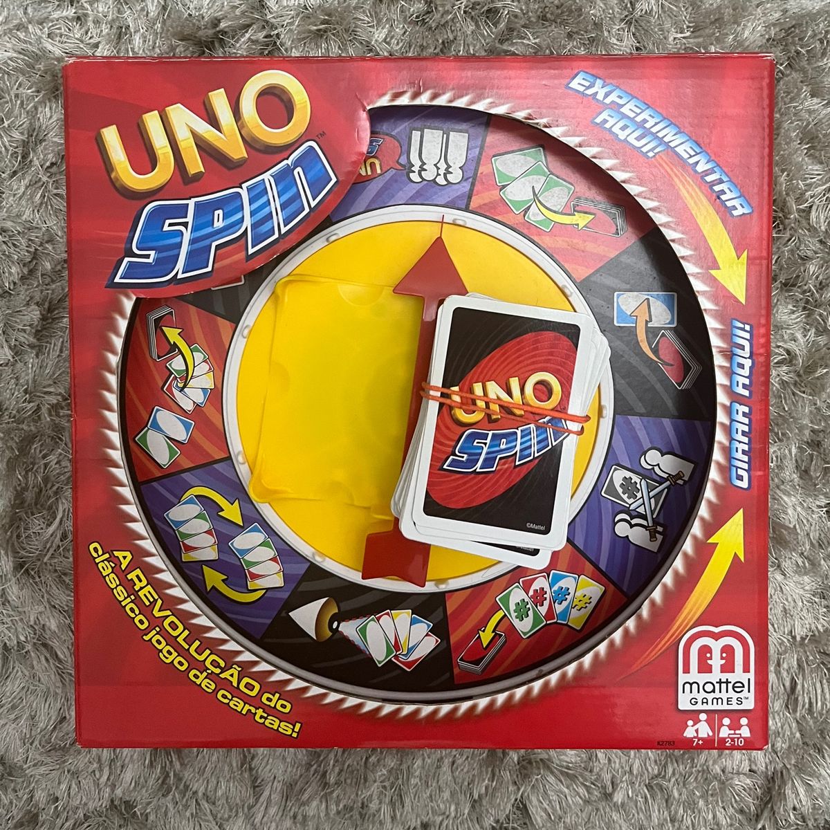 Jogo Uno Spin | Jogo de Tabuleiro Mattel Usado 87403926 | enjoei