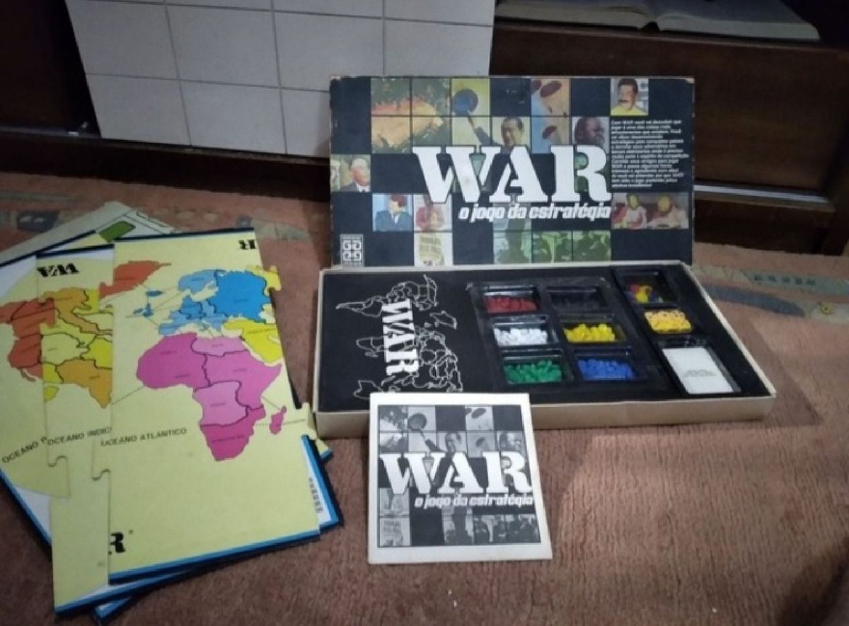 Jogo War Grow Anos 80 | Brinquedo Grow Usado 76663376 | enjoei