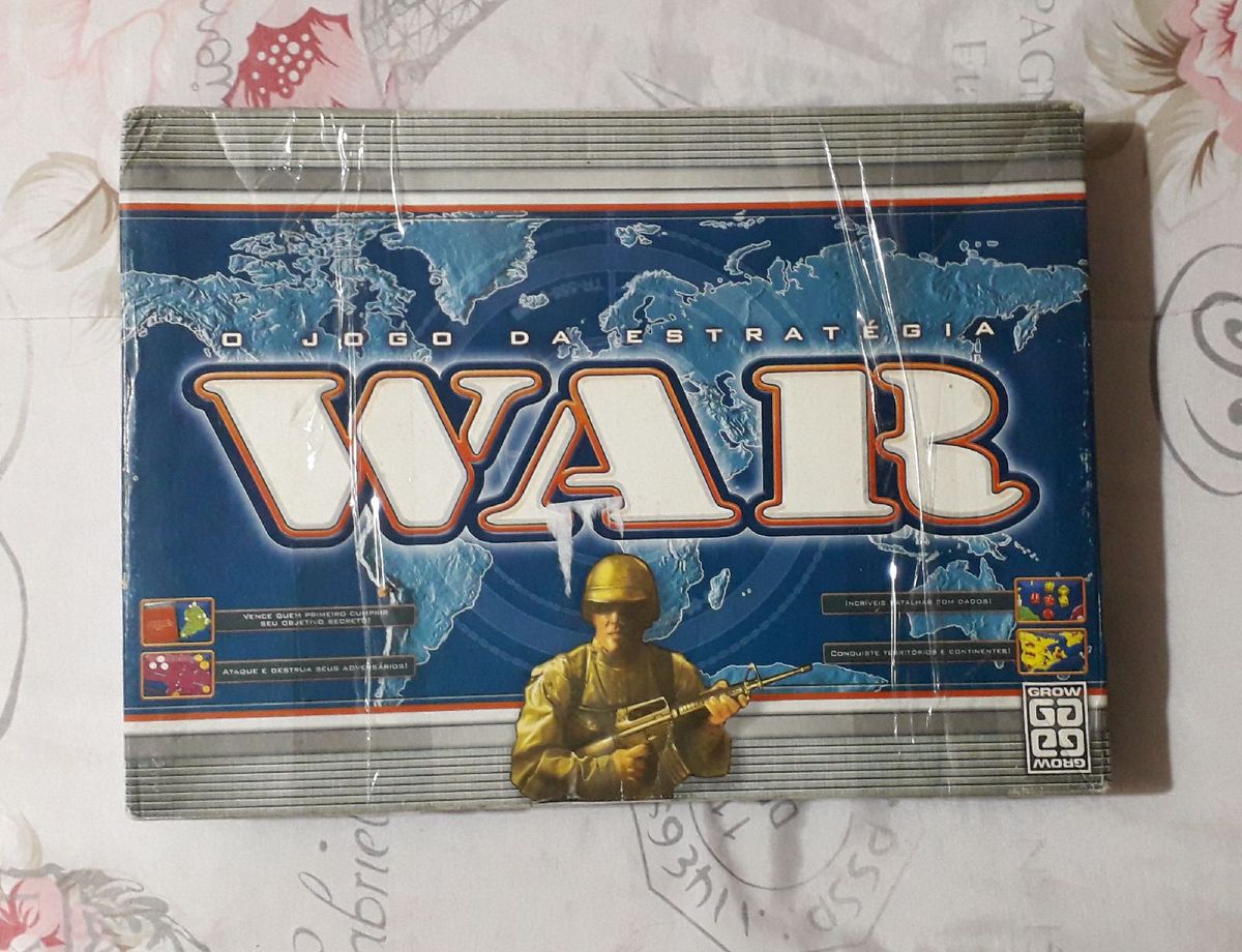 Jogo War Grow | Produto Vintage e Retro Grow Usado 46107233 | enjoei