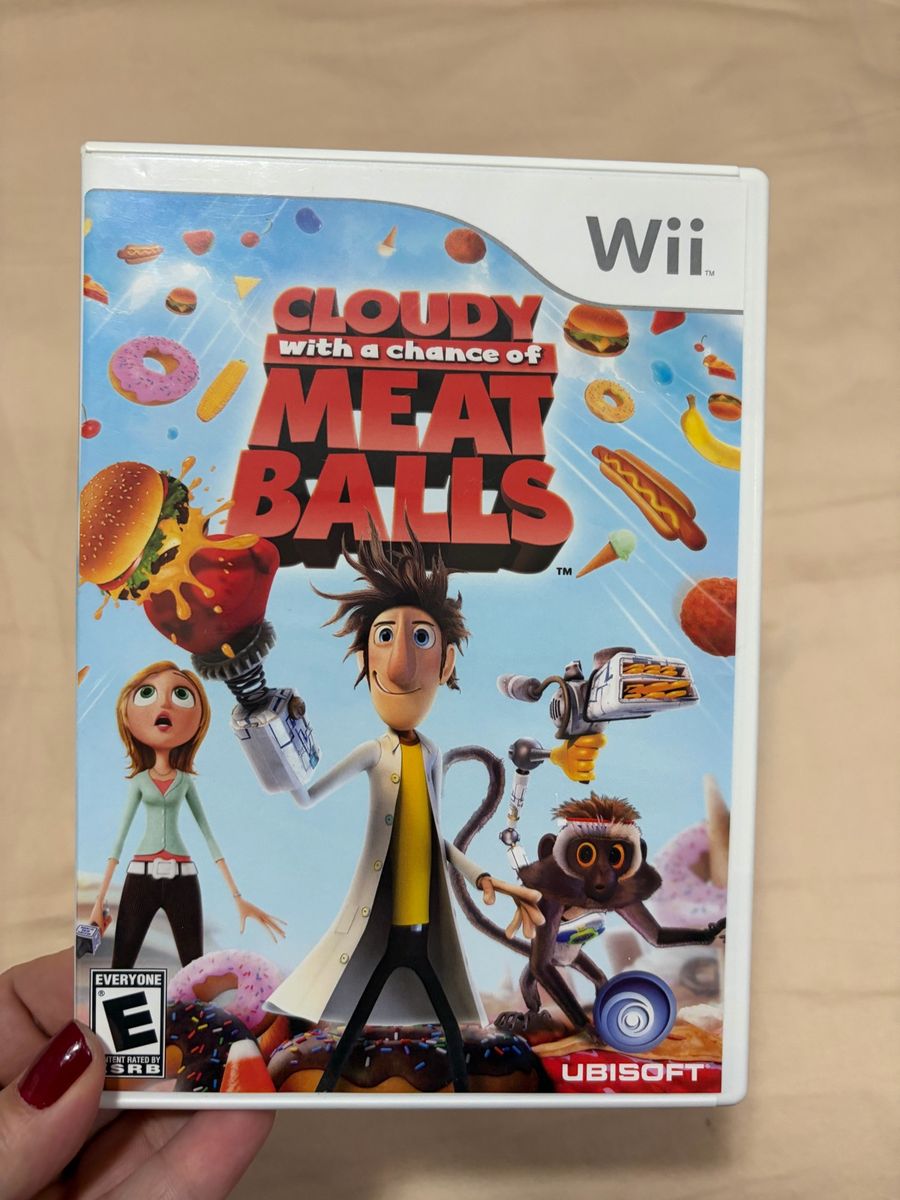 Jogo Wii Cloudy With a Chance Of Meatballs | Jogo de Videogame Ubisoft ...