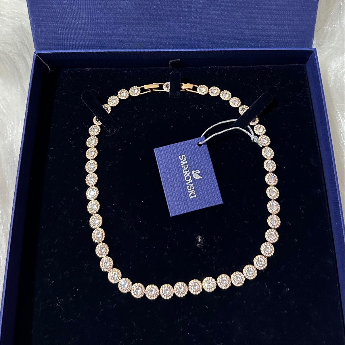 Joia Swarovski Luxo Edição Especial Cristais Exclusivos | Jóia Feminina ...