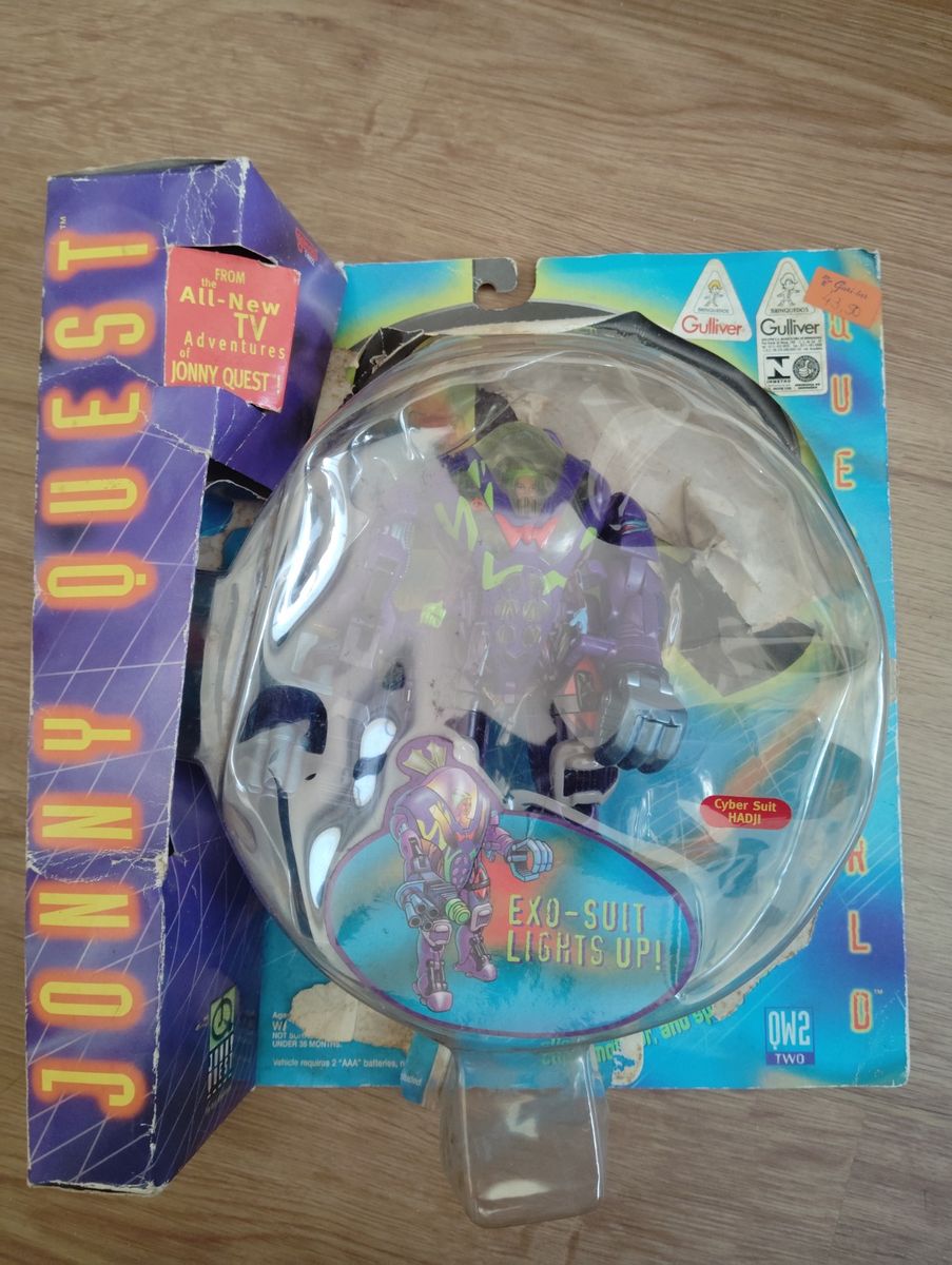 Jonny Quest Cyber Suit Hadji - Action Figure Raro Anos 90 | Brinquedo ...