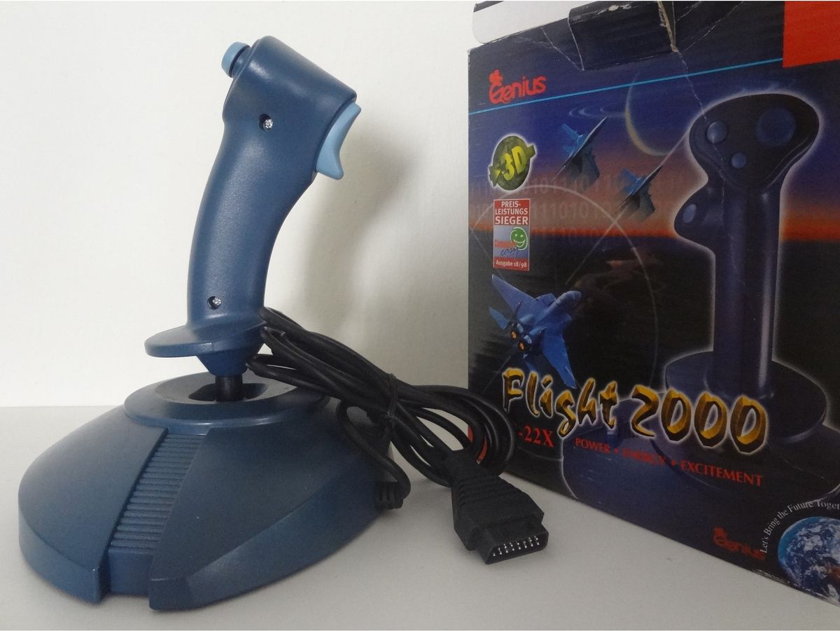 Joystick Genius Flight 2000 F22 - Conexão 15 Pinus para Pc | Acessório ...