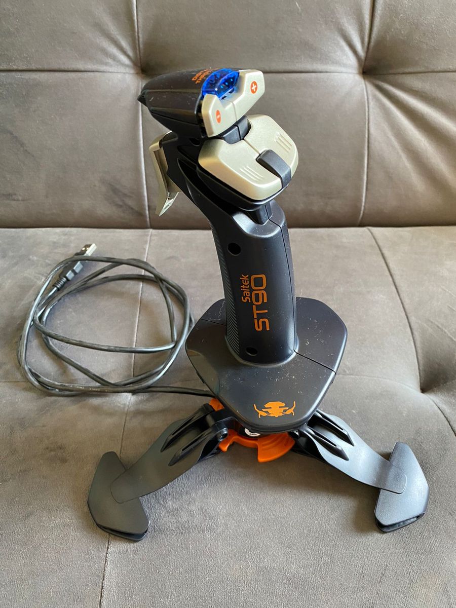 Joystick Manche St90 Saitek | Item Info & Eletro Saitek Usado 60752981 ...