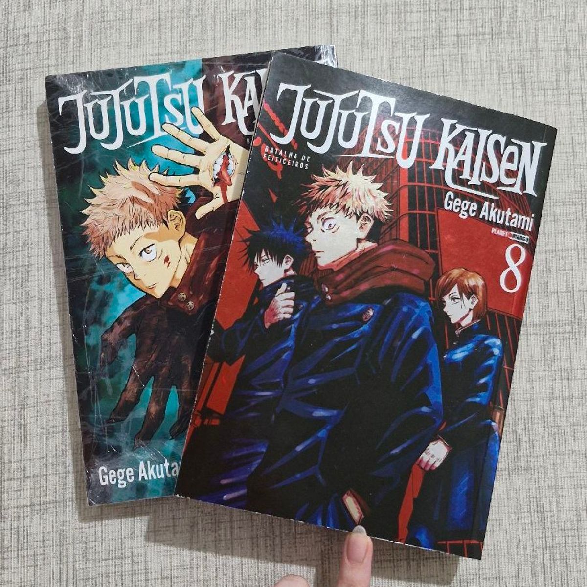 Jujutsu Kaisen Volume 8 Capa Variante e Volume 1 | Livro Planet Manga Usado 115398548 | enjoei