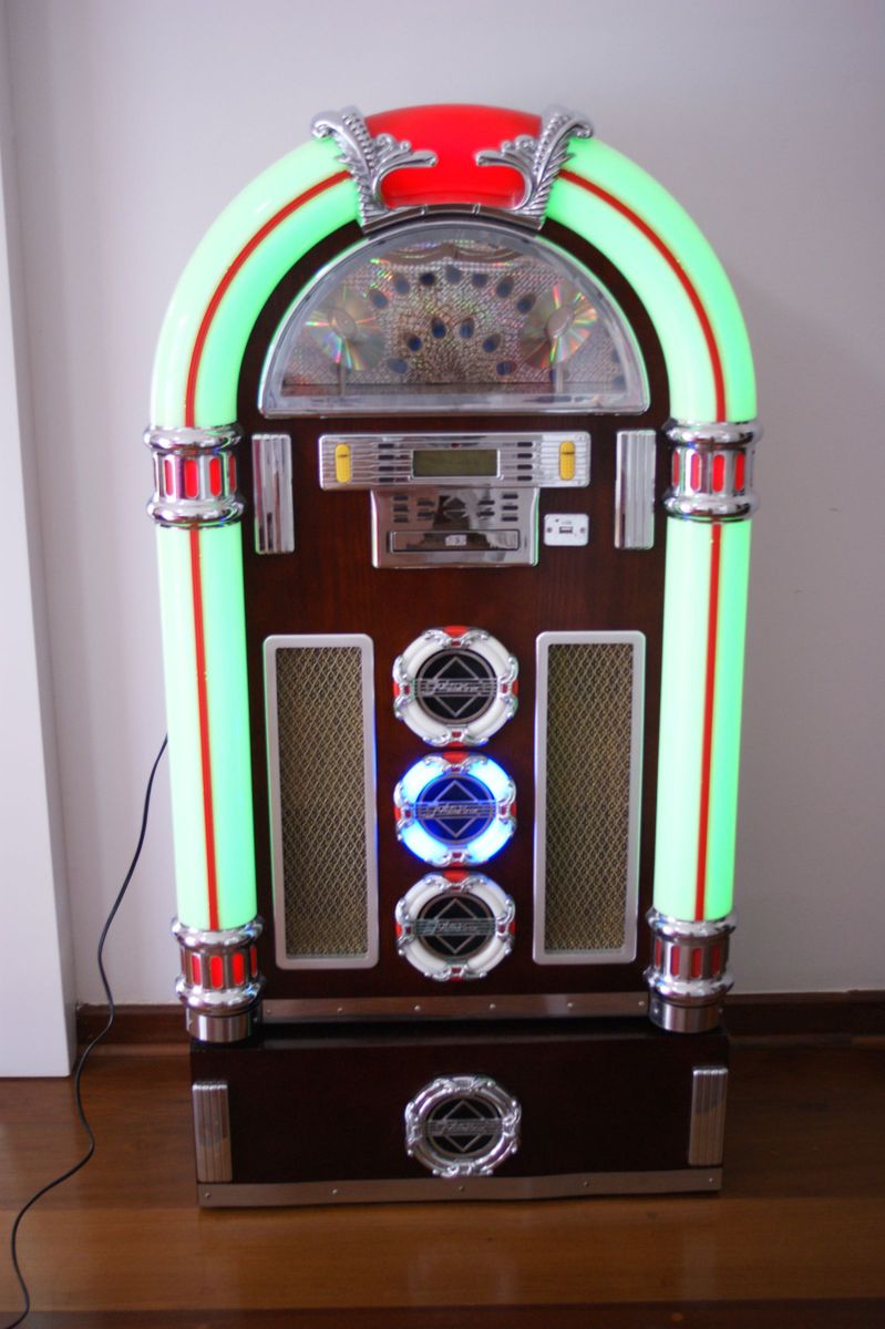 Jukebox com Radio Am/fm /cd Player / Mp3 | Item de Música Ribeiro ...