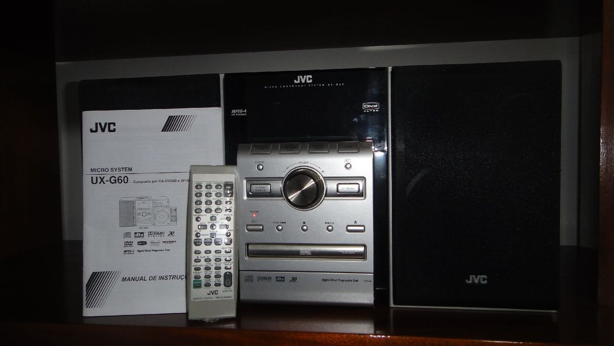 Jvc Micro System Dvd Modelo Ux-g60 Novo Raridade | Produto Masculino ...