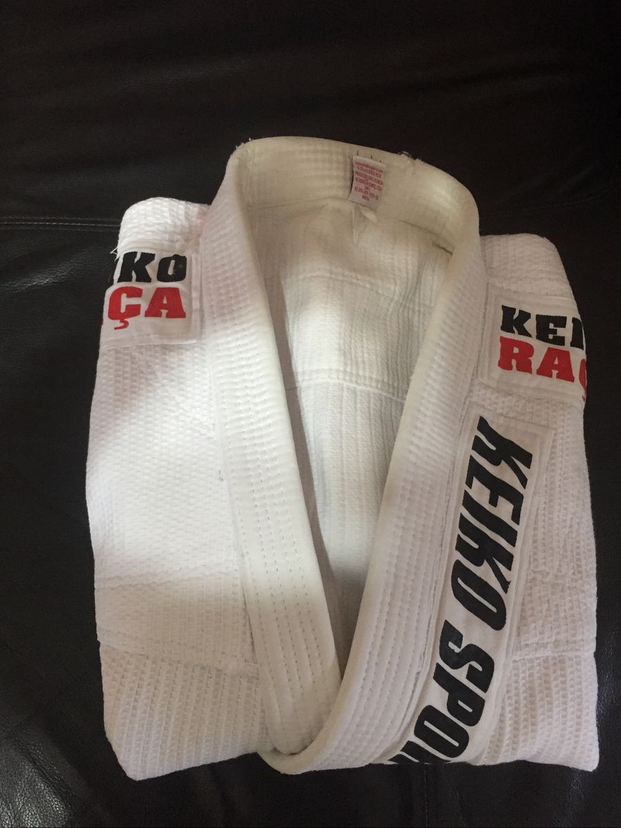 Kimono Jiu-jitsu Tam A1 Keiko Raça Branca ) | Item p/ Esporte e Outdoor ...