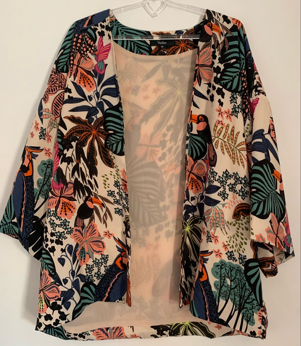 Kimono Tipo Farm | Casaco Feminino Farm Usado 77504151 | enjoei