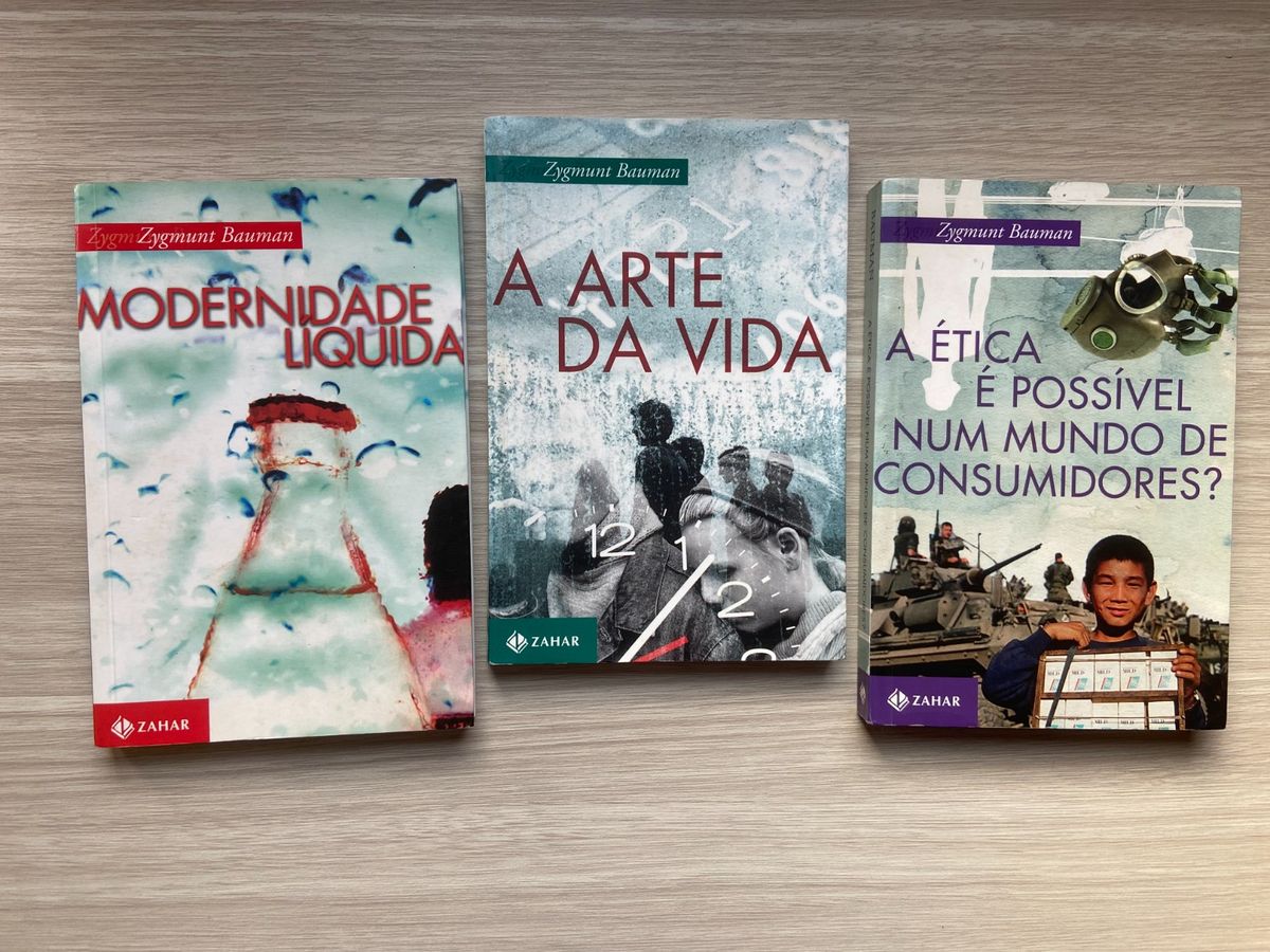 Kit 03 Livros Bauman - Modernidade Líquida, a Arte da Vida, a Ética É ...