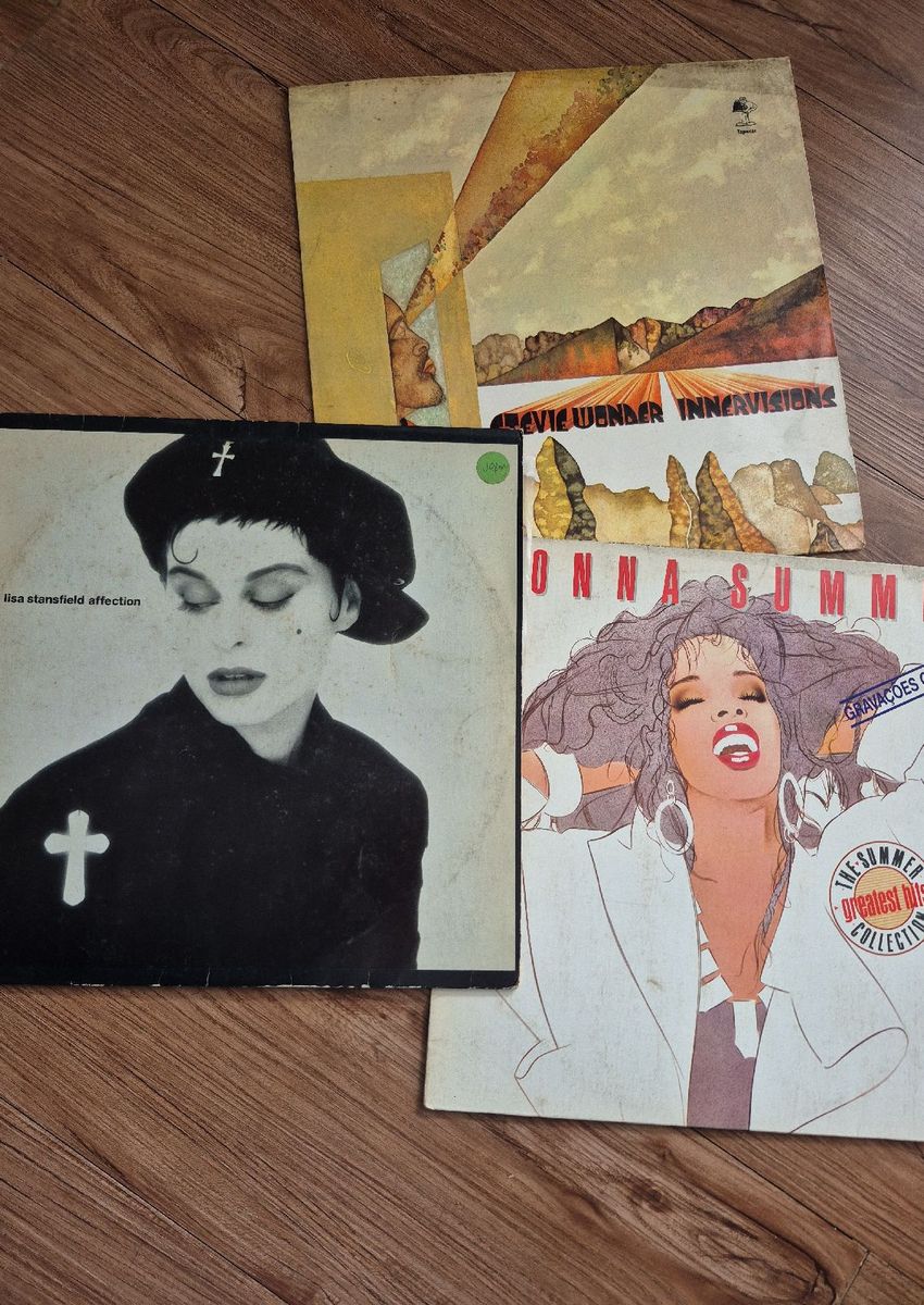 Kit 03 Lps Donna Summer, Lisa Stanfield e Stevie Wonder | Item de ...