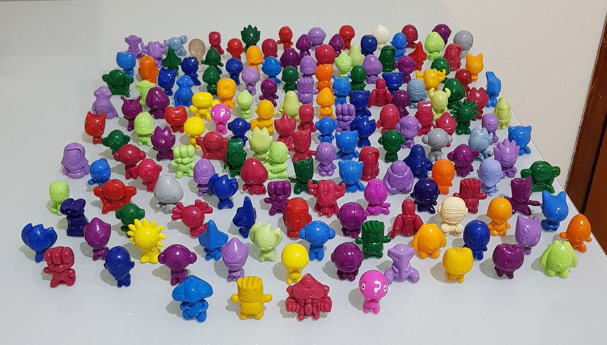 Kit 165 Miniaturas Gogos Panini | Brinquedo para Bebês Panini Usado ...