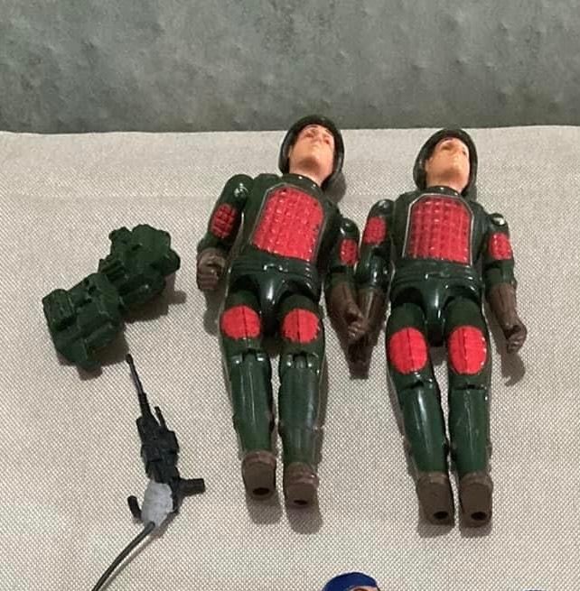 Kit 2 Bonecos Gi Joe Raio Laser | Brinquedo Comandos Em Ação Usado ...
