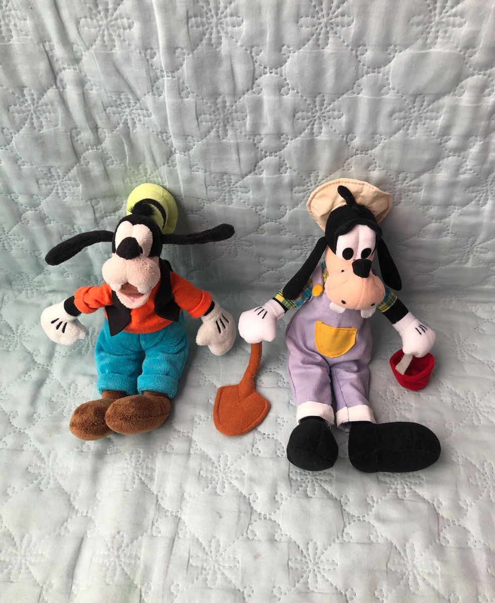 Kit 2 Pelucias Pateta Disney Super Lindas 23cm e 29cm | Pelúcia Disney ...