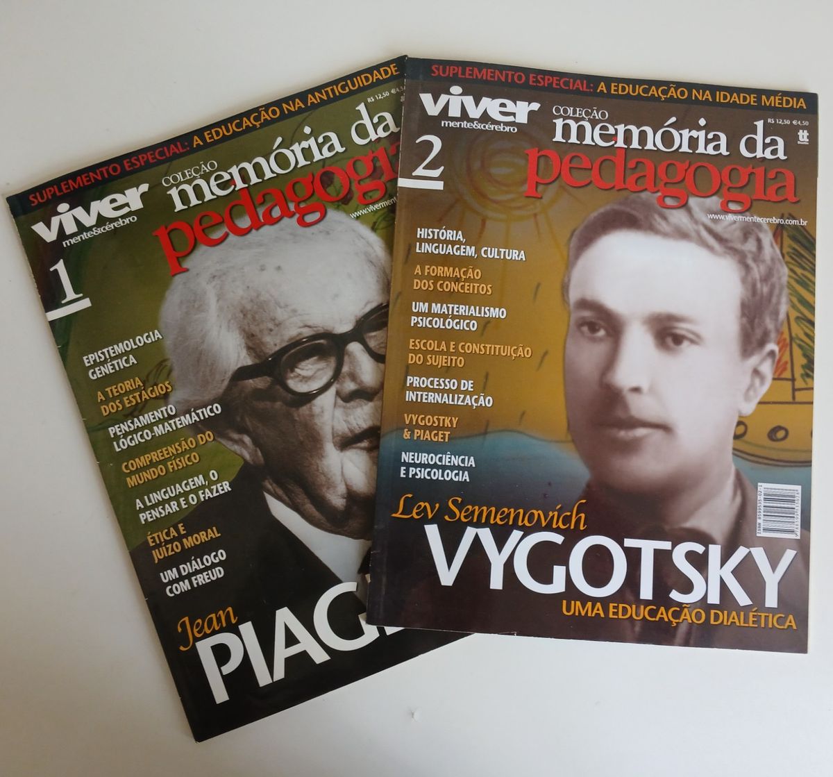 Kit 2 Revistas Pedagogia Viver Coleção Memória da Psicologia Volumes 1 ...