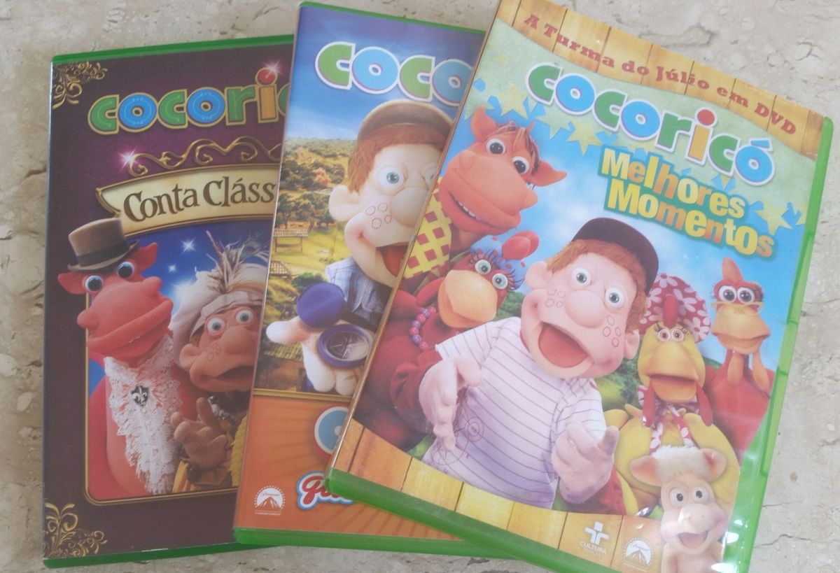 Kit 3 Dvds do Cocoricó | Item Infantil Tv Cultura Usado 23695853 | enjoei